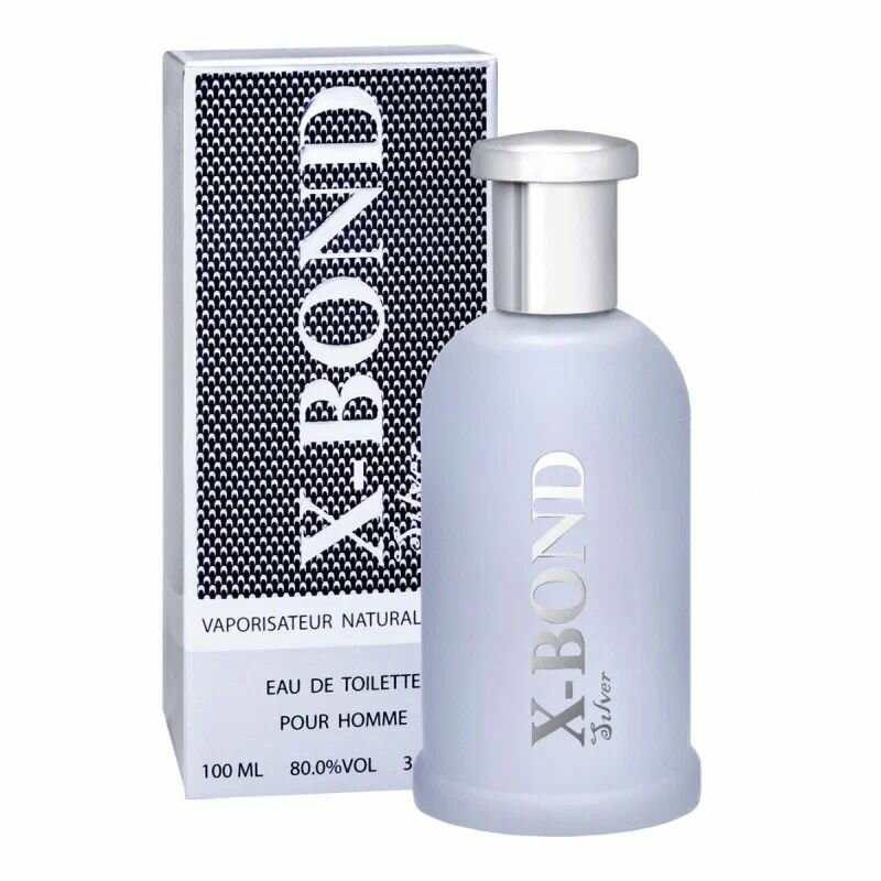 Туалетная вода Sergio Nero X-Bond Silver 100ml, мужская, цитрусово-цветочная