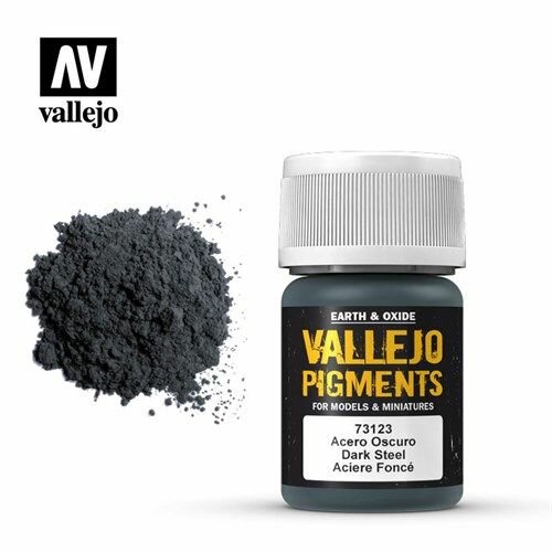 Пигмент Pigments Dark Steel 35 ml. Vallejo
