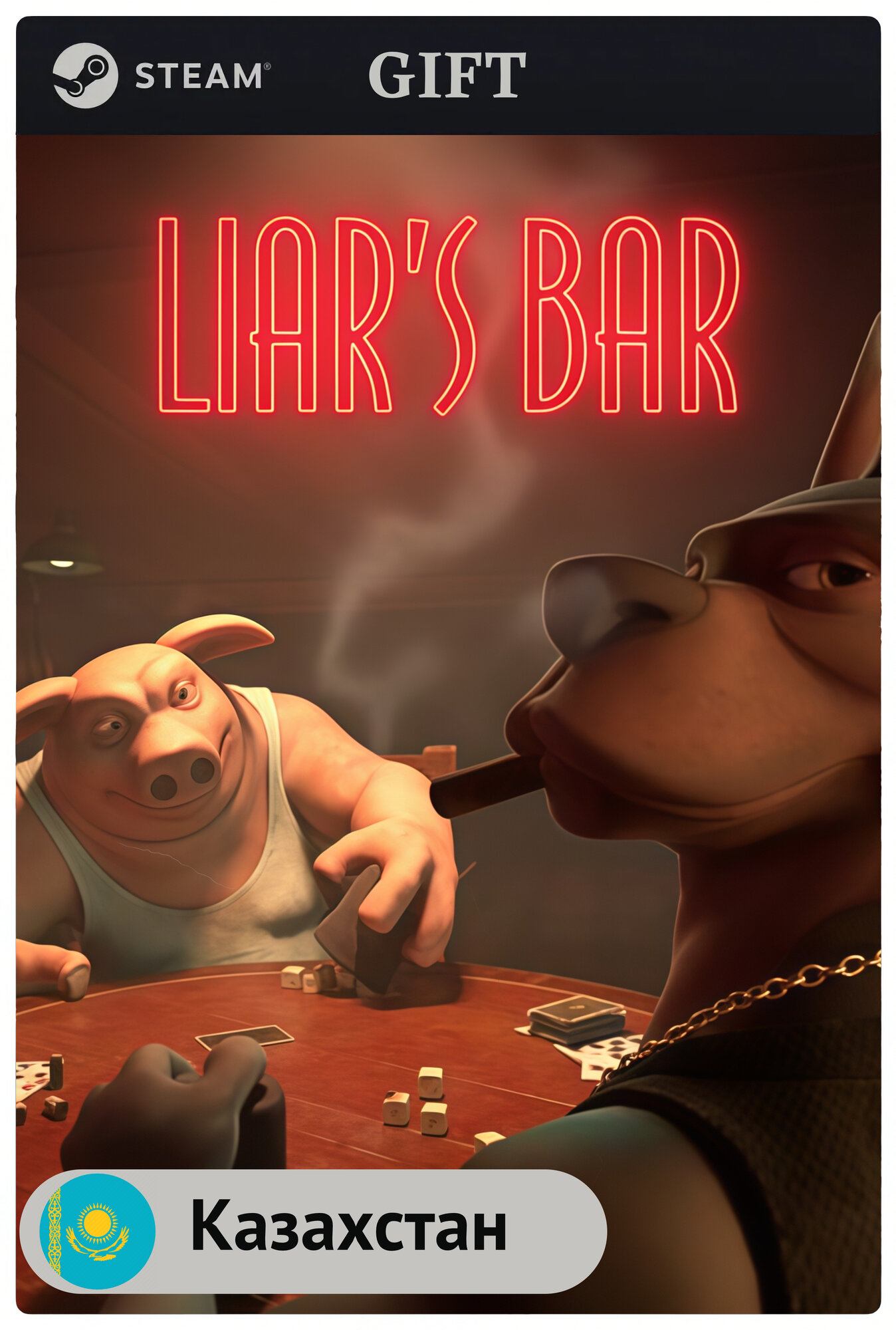 Игра Liar's Bar для PC (ПК) Steam, Steam Deck, GIFT Казахстан
