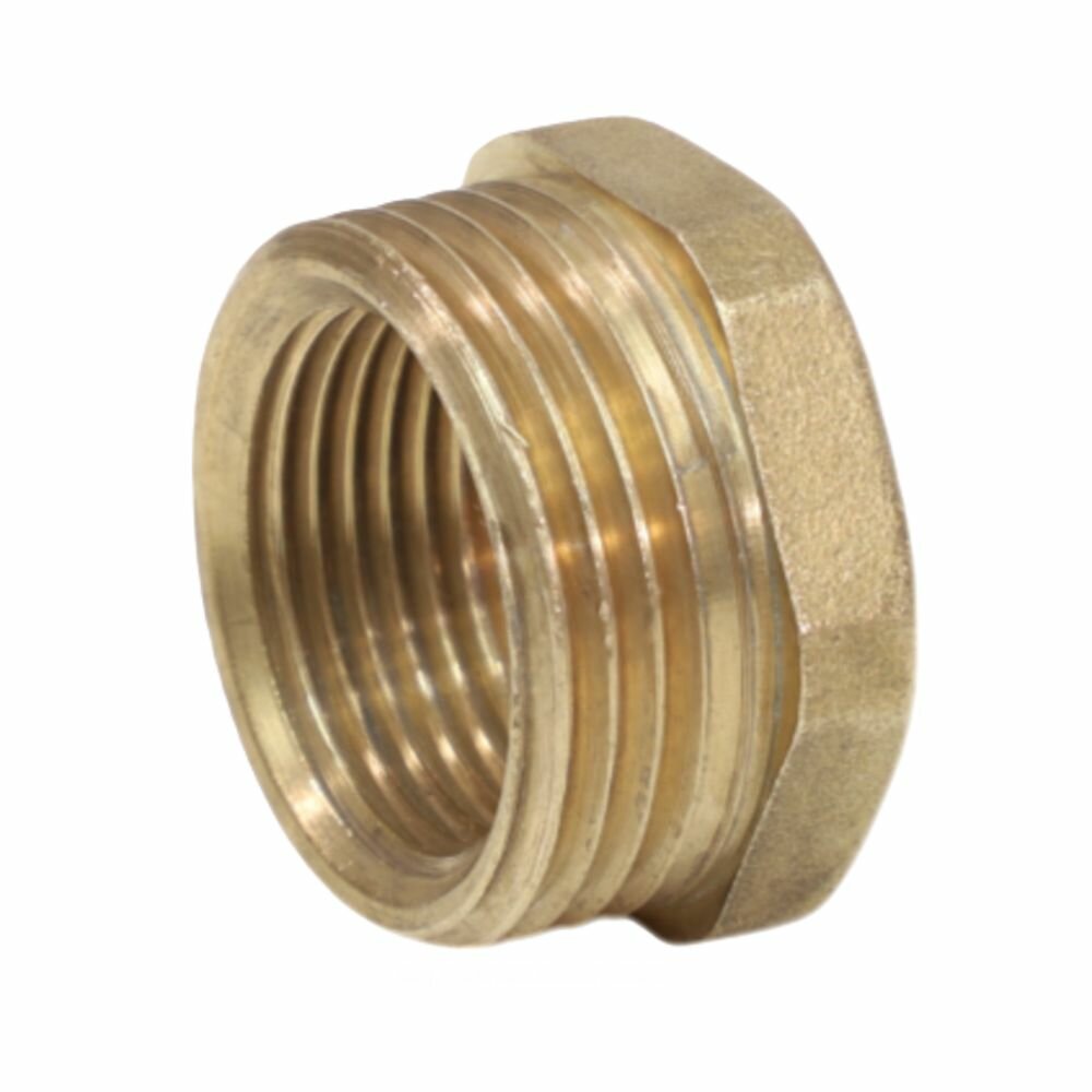 Футорка латунь Ду 25х15 (1"х1/2") НР/ВР VALFEX VF.581. L.100.012