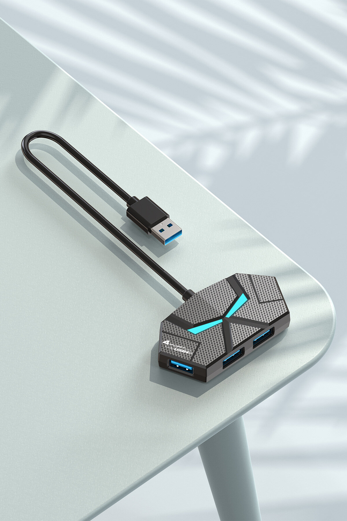 3.0 USB-хаб расширения док-станция, хаб с одним на семь портов для компьютера, ноутбука, внешний USB-накопитель, многофункциональный конвертер