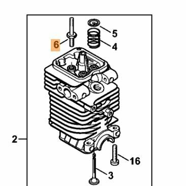 Винт с буртиком М5 (для FS, KM 4-mix) оригинал