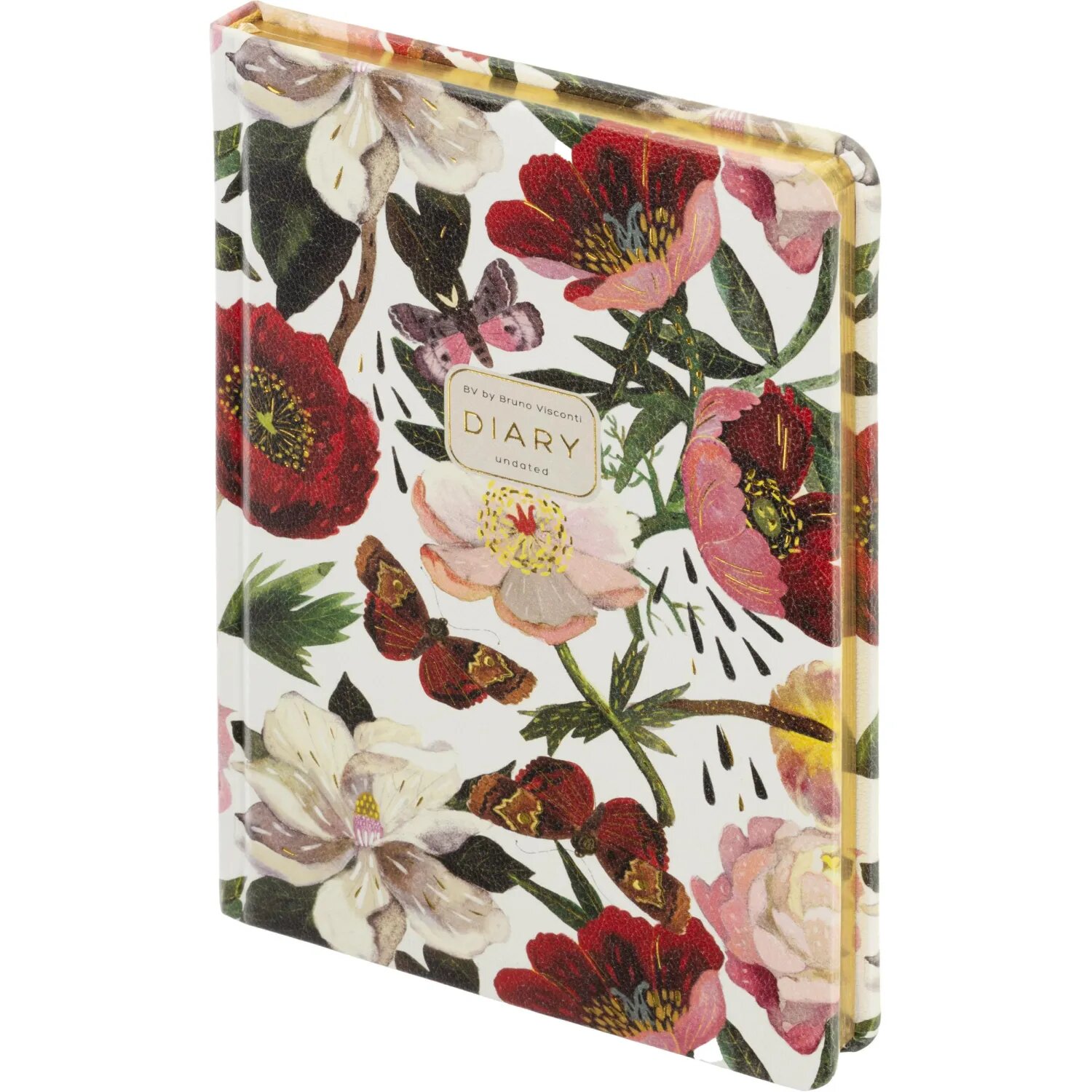 Ежедневник недатированный А5+ FLORA. Пионы 3-744/08