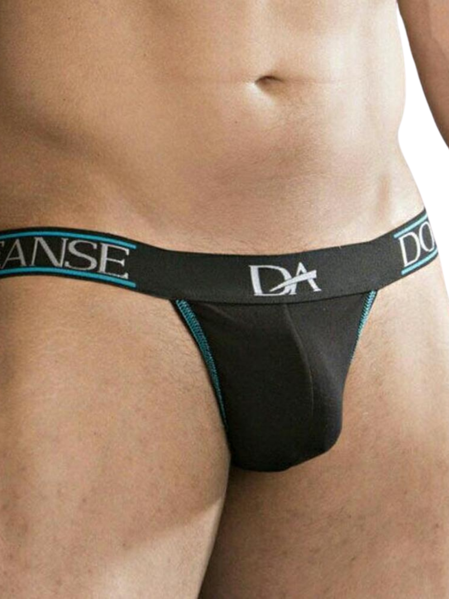 Мужские трусы тонги черные Doreanse 1334 модал/хлопок/эластан XL (50)