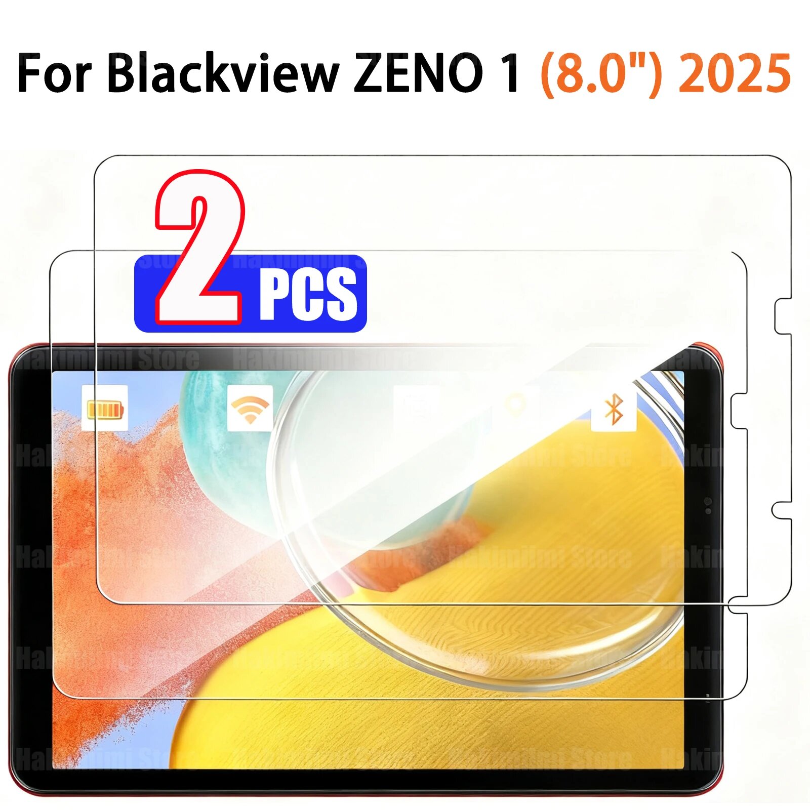 Защитная пленка Tempered Glass 2 шт для Blackview Zeno 1 (8")