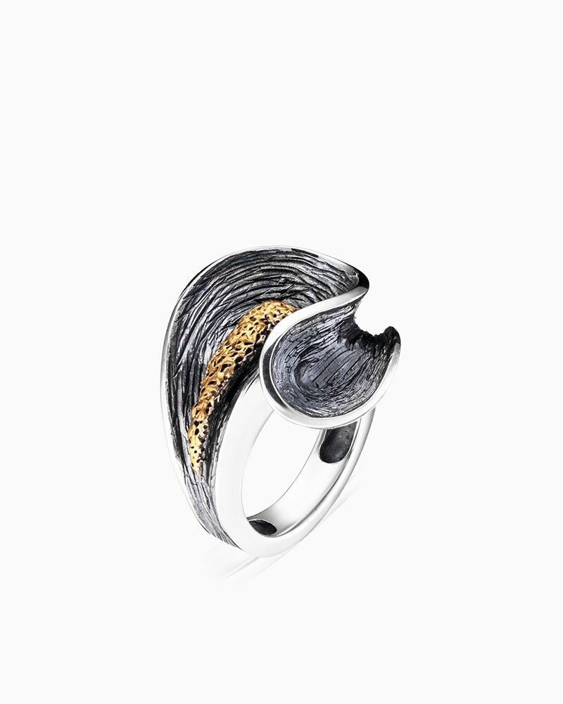 Кольцо, серебро, 925 проба