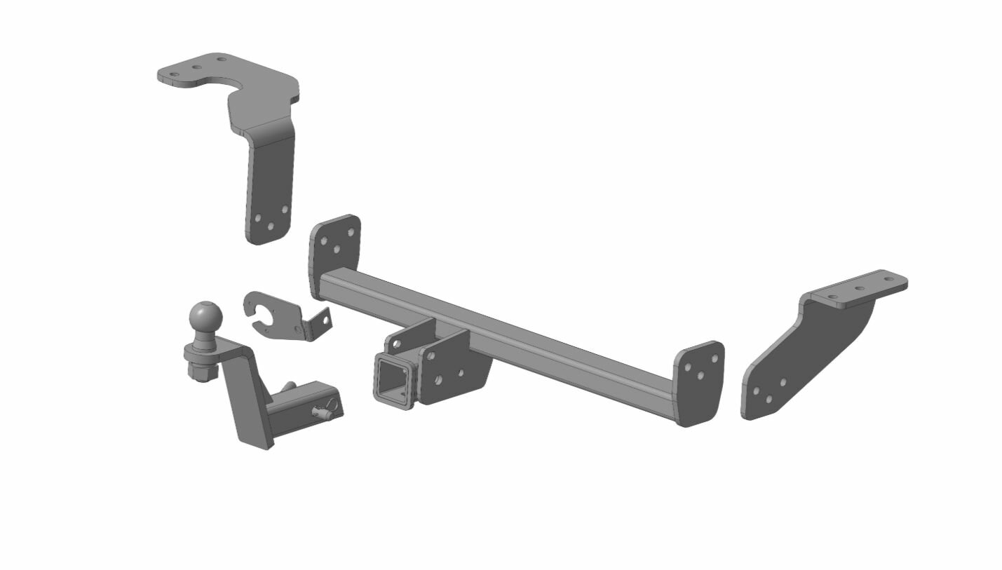 Фаркоп под квадрат Nissan X-Trail T31 2007-2014 Трейлер 7714