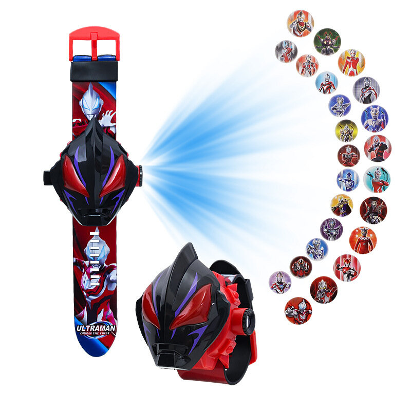 В наличии оптом детские мультяшные часы с 24 проекциями, мультяшные флип-часы, интернет-знаменитости проекционные часы