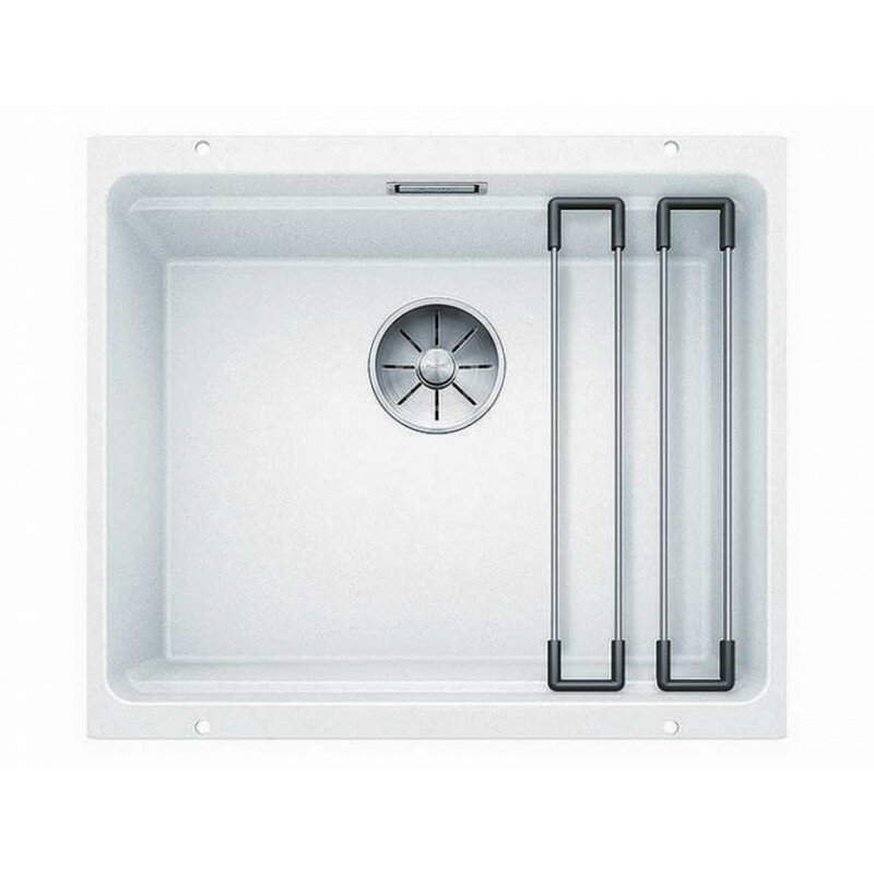 Мойка кухонная Blanco Etagon 500-U, искусственный гранит, белая 522231