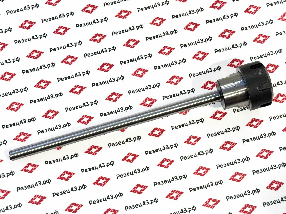 Цанговый патрон с цилиндрическим хвостовиком диаметром 10 мм для цанг ER25 (C10-ER25UM-200)