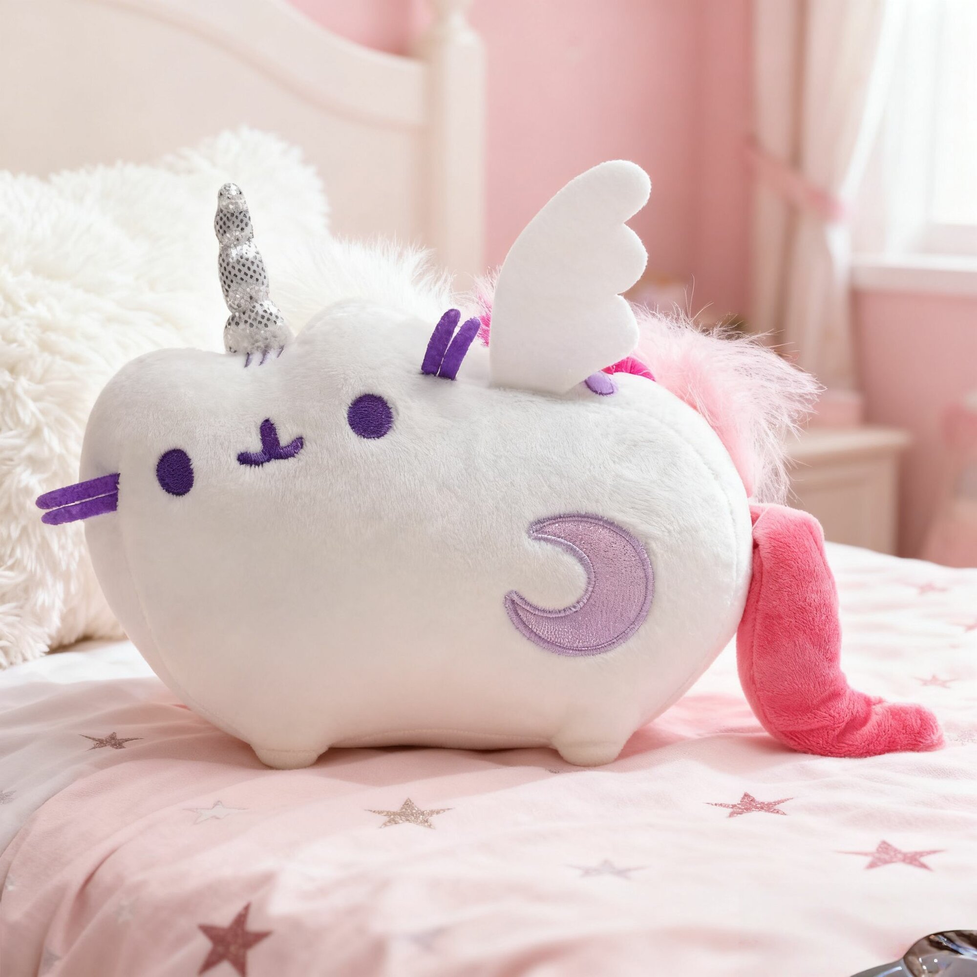 Мягкая игрушка "Pusheen the Cat" (Кот Пушин) с мороженое 15 см1 шт