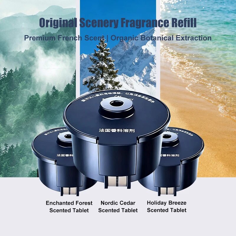 Автомобильный электрический воздушный диффузор с ароматом окружающего света, регулируемые диффузоры эфирного масла для декора салона автомобиля, офиса, дома, подарка set 10