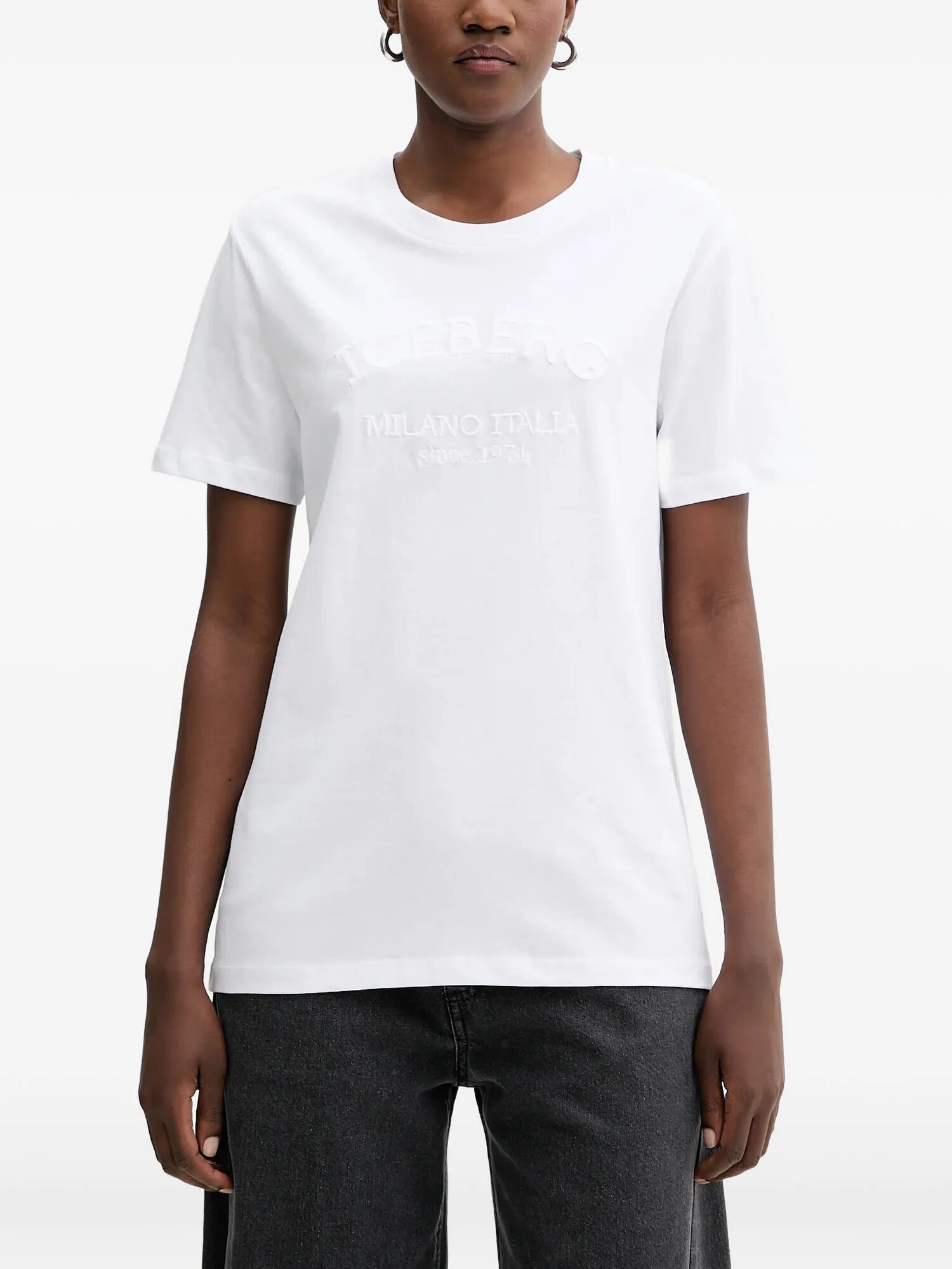 Футболка Logo-embroidered T-shirt