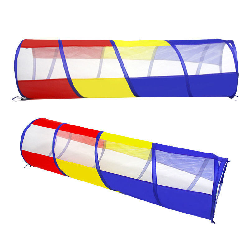 Туннель для ползания Sunshine, красочная игрушка для детей, интерактивный туннель для лазания и скольжения, сенсорный тренировочный туннель для родителей и детей