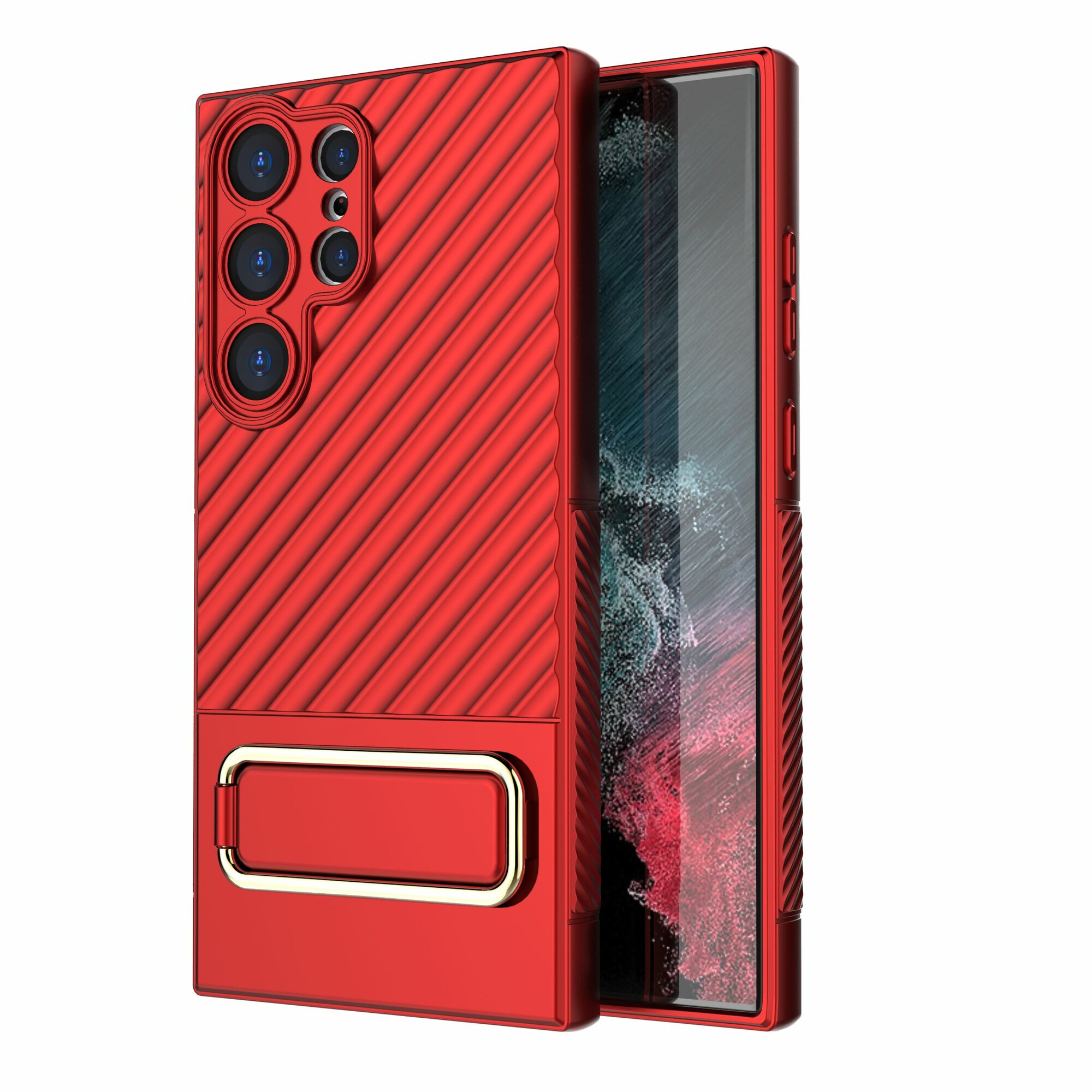 Противоударный чехол Empire Case для Samsung Galaxy S23 Ultra красный