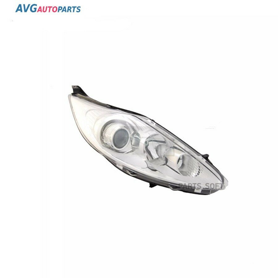 Фара электрорегулирока+корректор линзованная хром. отражатель EU 13-17 правая TYC от официального дистрибьютора, AVG, артикул 256601411T