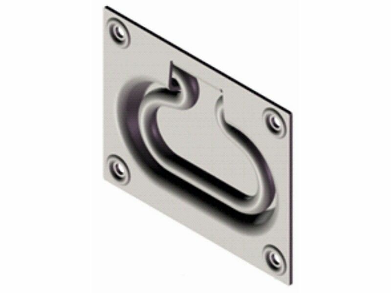 Ручка откидная 100,3х80,3х11мм скрытая цинк