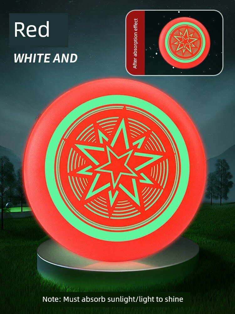 Детский светящийся безопасный мягкий диск-фрисби, светящийся летающий диск, который можно метать и бросать, игрушка для