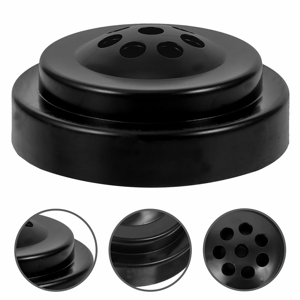 Подставка Для Флага Стабильная Поддержка Простой Дизайн Черный Пластик 1 Комплект