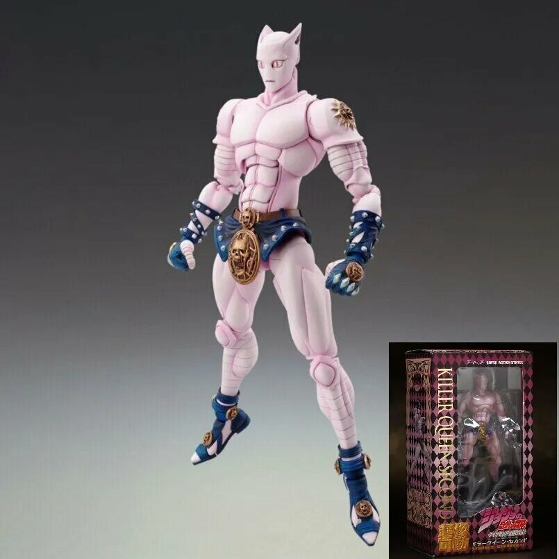 Фигурка Невероятные приключения ДжоДжо Корль Убийца / Killer Queen / JoJo (18см) розовый
