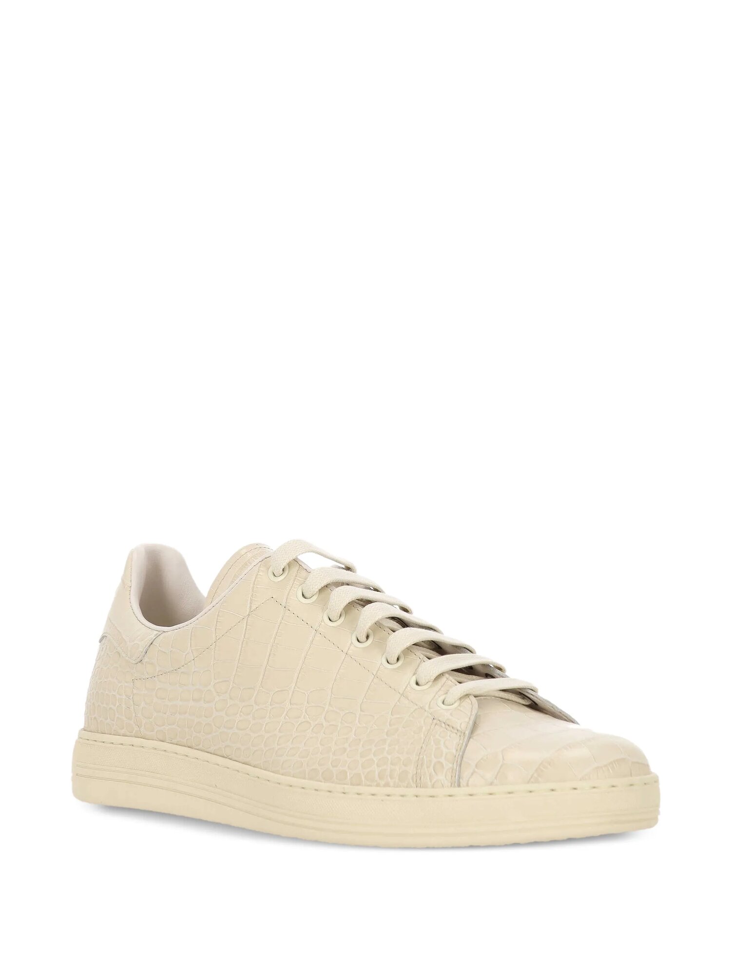 Кроссовки Tom Ford Croc-effect sneakers, размер 41, разноцветный — фото 1