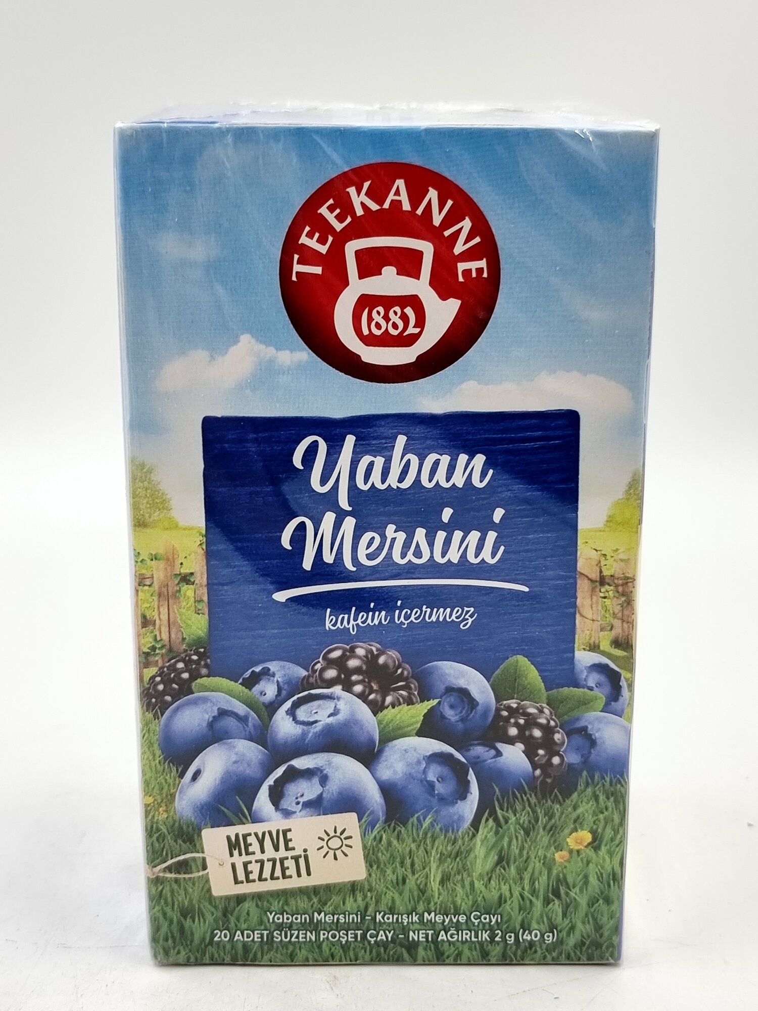 TEEKANNE Чай фруктовый Sunny-Sweet Blueberry с черникой и ежевикой, 20 пакетиков, 45 г (Германия)