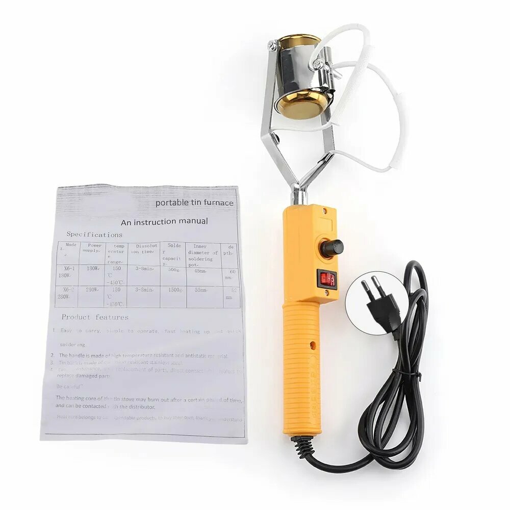 Портативная паяльная ванна 280W с регулировкой температуры (220V)