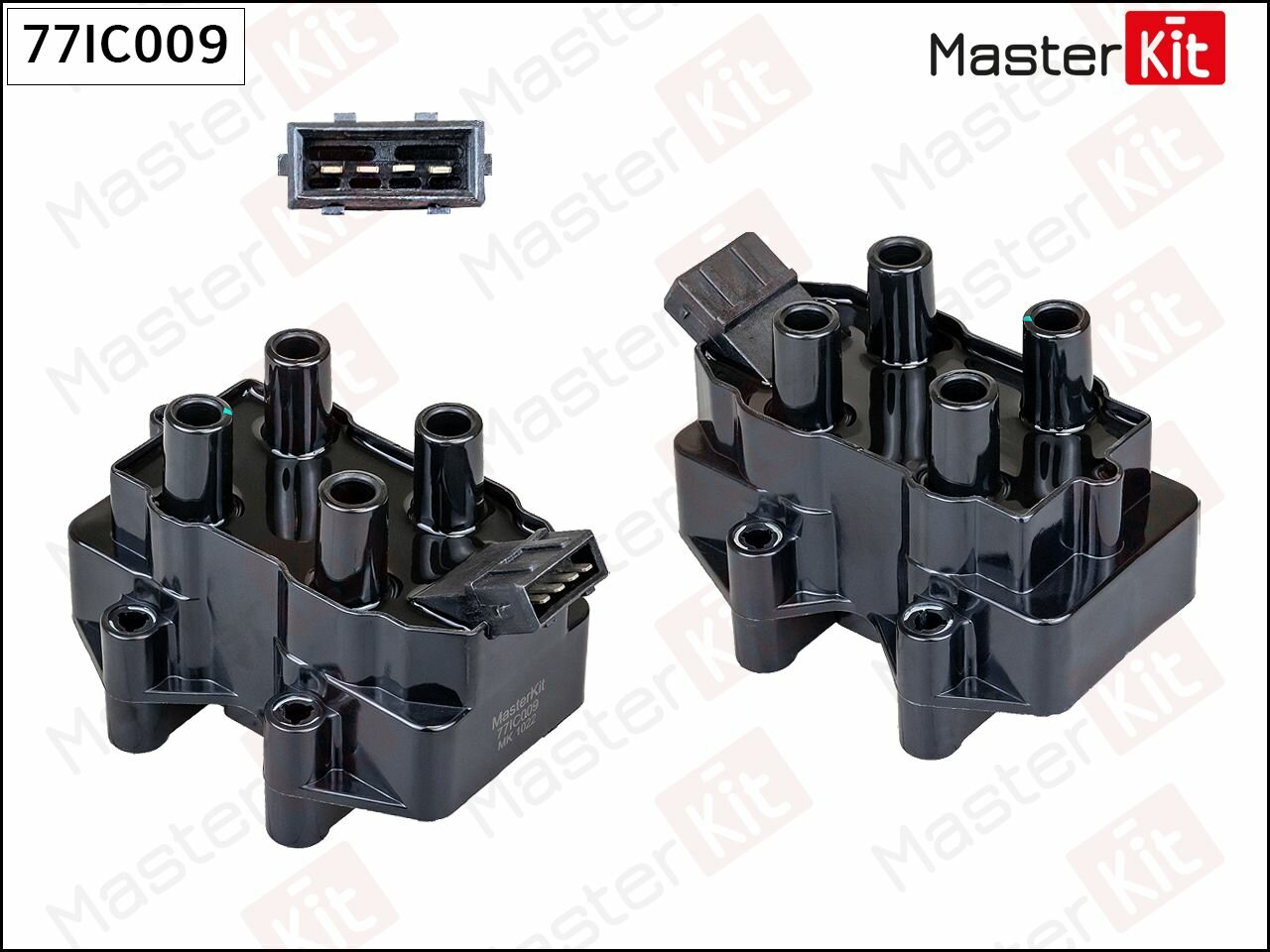 Катушка зажигания Lada Niva21212131 76-Opel Astra GT98Vectra CZ02 98-09 MasterKit 77IC009