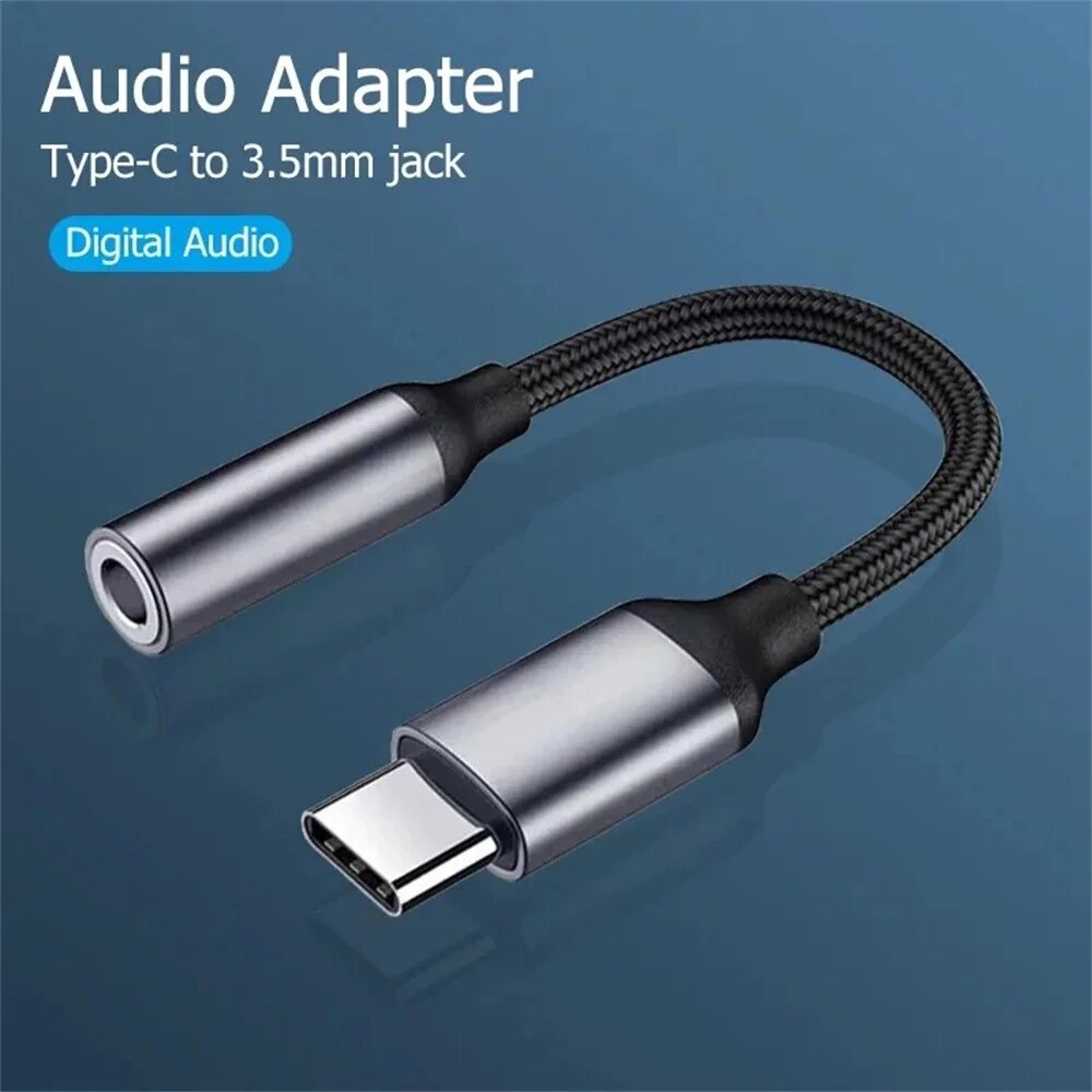 Кабель-адаптер USB-C На 3,5 Мм Для iPhone 15 Pro MAX, Samsung Galaxy, Huawei