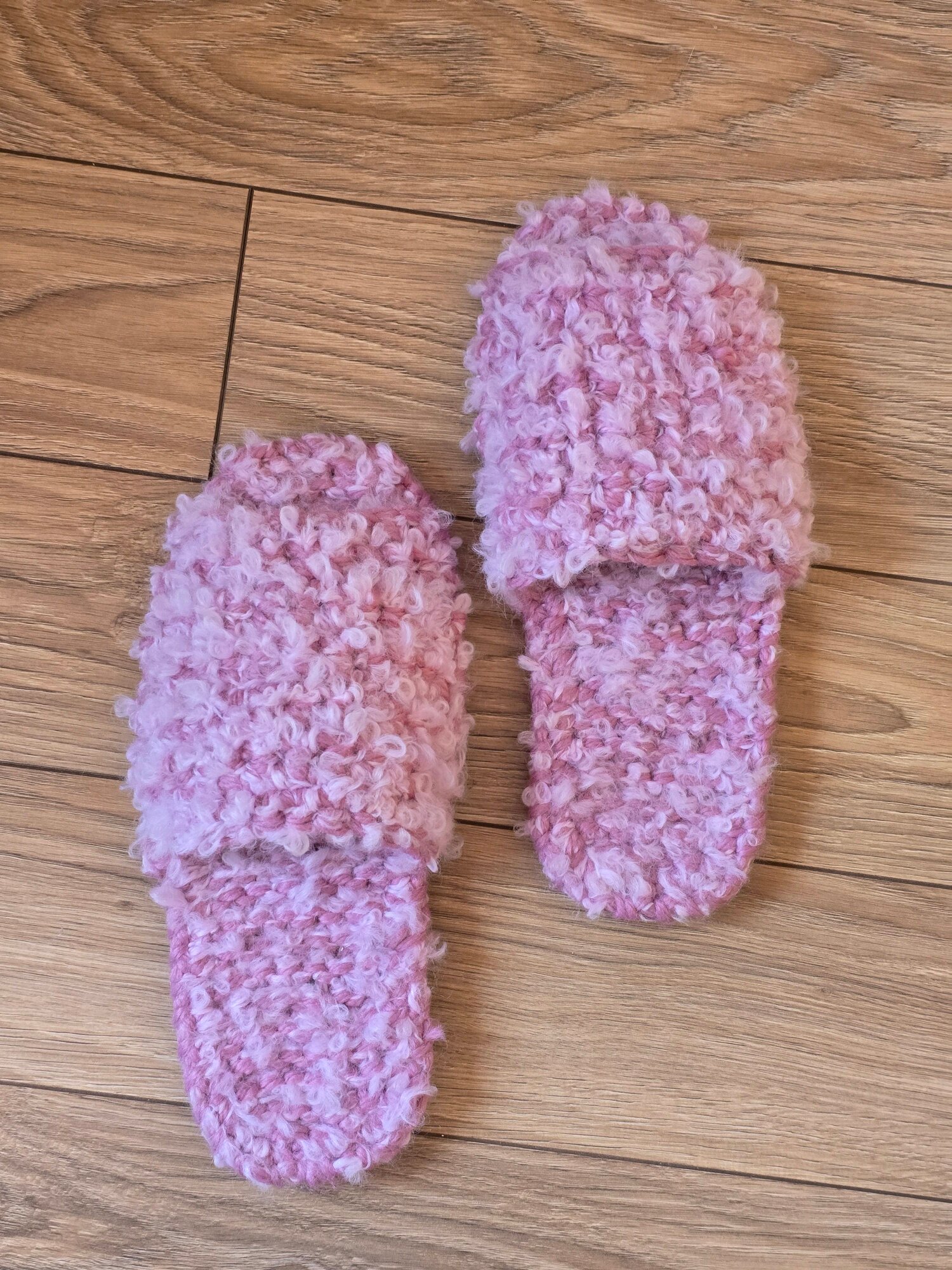 Тапочки вязаные