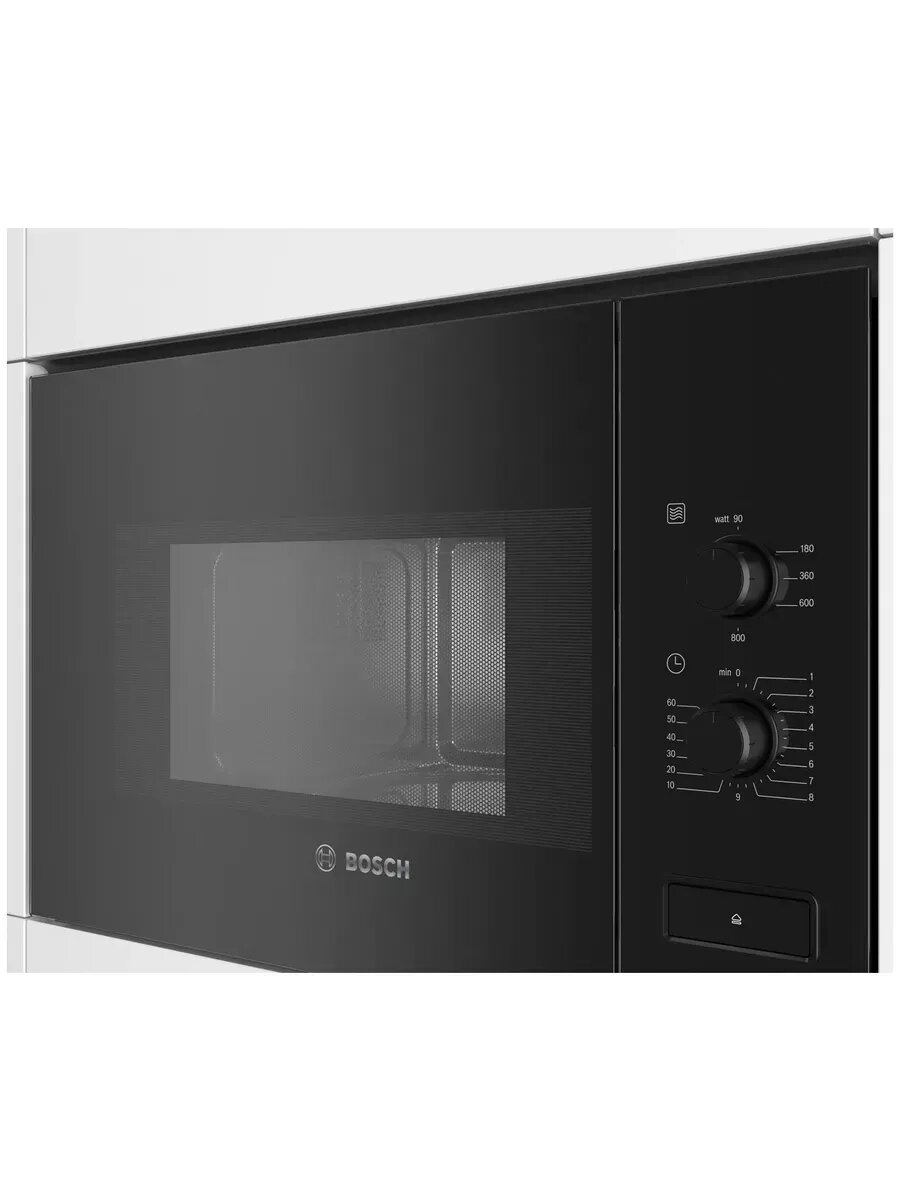 Микроволновая печь Bosch BFL520MB0 черный, нержавеющая сталь, 20 л, 5 уровней мощности