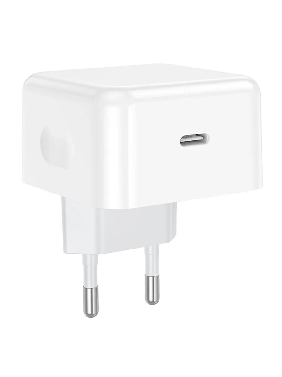 Сетевое зарядное устройство Hoco C161A GaN PD40W (DPS 60W) Type-C, белый (быстрая зарядка для iPhone, Android)
