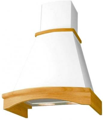 Каминная вытяжка Elikor Ротонда 60П-650-П3Л бежевый/дуб