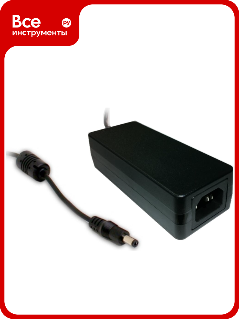 Адаптер настольный Mean Well GST40A24-P1J AC-DC Т02289313