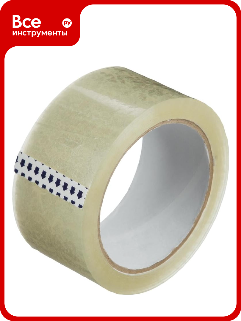 Клейкая упаковочная лента ООО Комус 48 мм х 200 м, прозрачный, 45 мкм, в упаковке 6 шт. 1773951