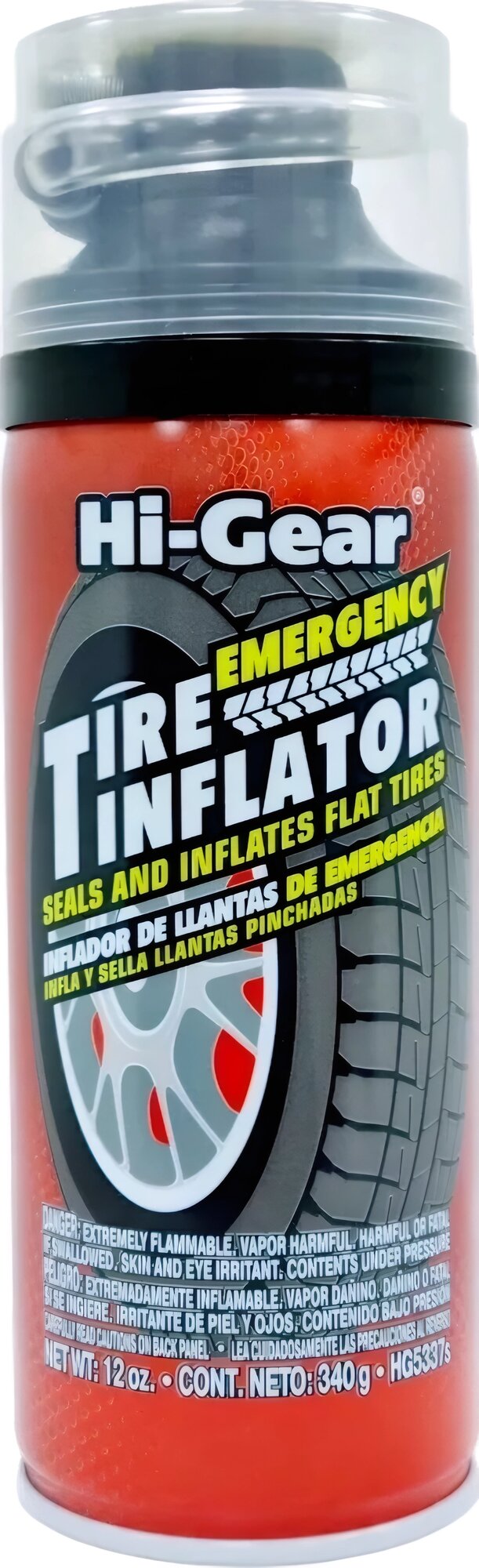 Аварийный герметик для ремонта проколотых шин Hi-Gear 5337S, 340 г