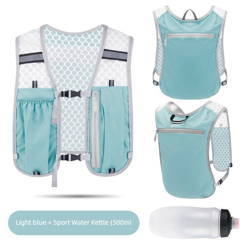 Спортивная сумка-жилет для походов, легкий рюкзак для бега, походов и велоспорта с отделением для бутылки с водой и