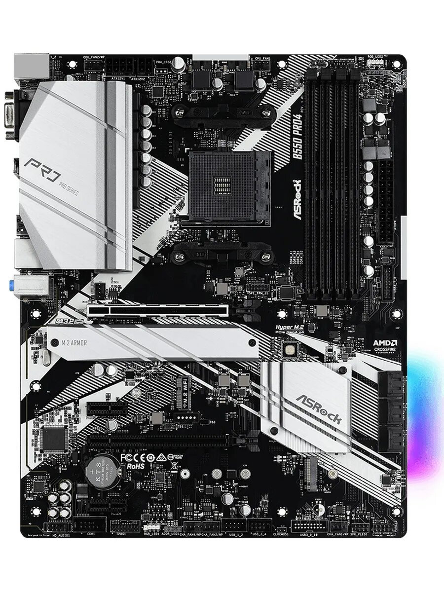 Материнская плата B550 Pro4 - AM4, DDR4