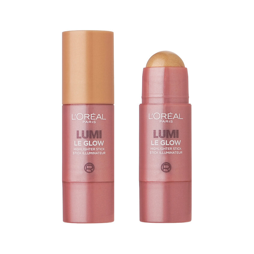 Хайлайтер-стик LOREAL LUMI Le Glow для сияния кожи тон 635 Glowy golden couture