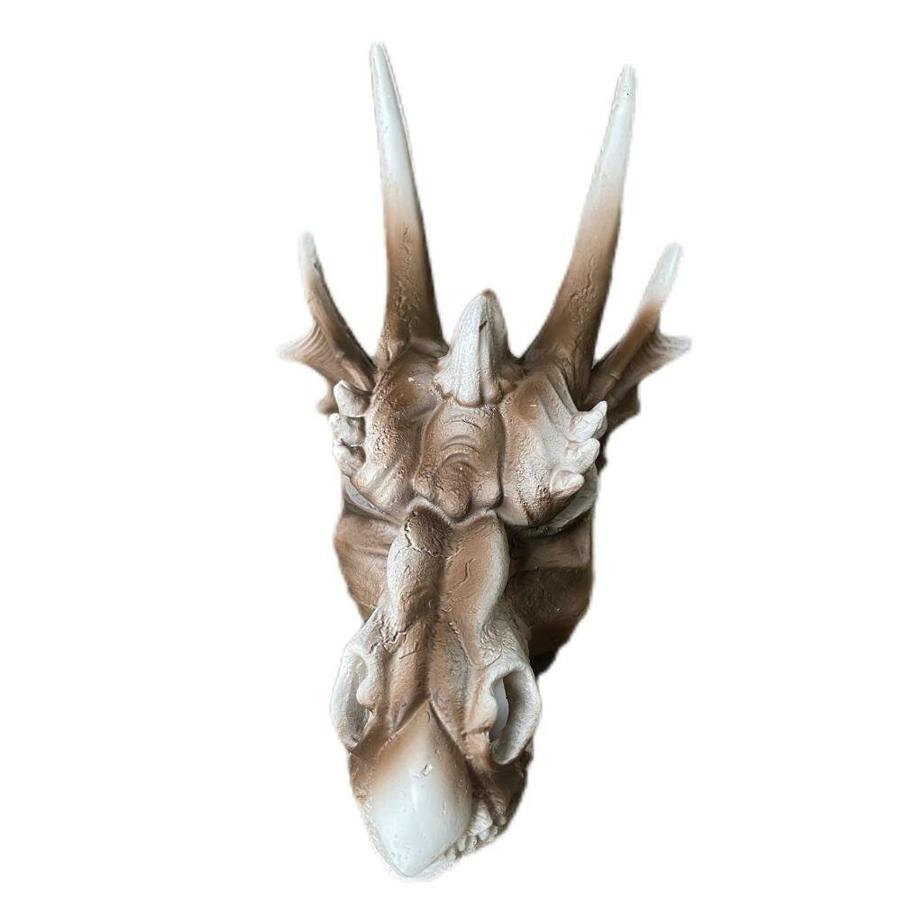 Домик-укрытие для рыбок в виде черепа динозавра, L