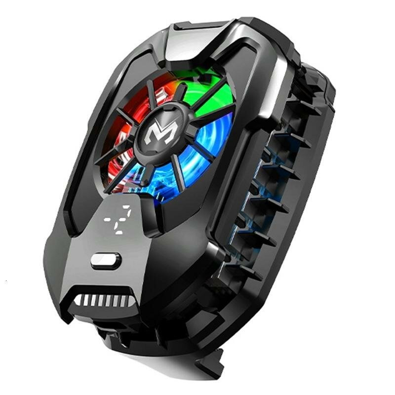 Охлаждающий клип для телефона с тихим вентилятором и LED-дисплеем, Цифровой дисплей