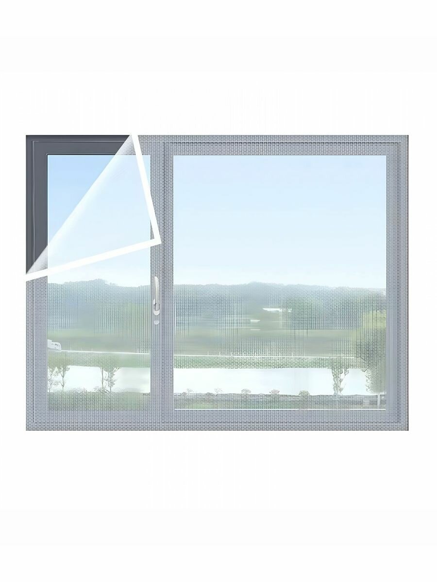 SELIVO Комплект для утепления окон, термозащитная пленка для зимы, водо- и ветронепроницаемые шторы для окон, многоразовые, без проколов, 100x100 см