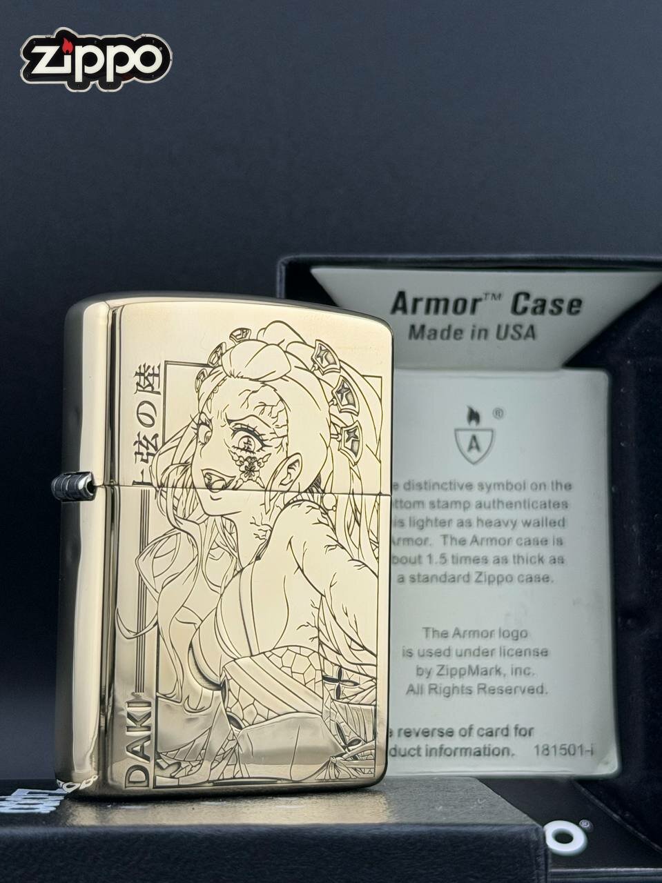 Бензиновая зажигалка Zippo Daki Demon Slayer