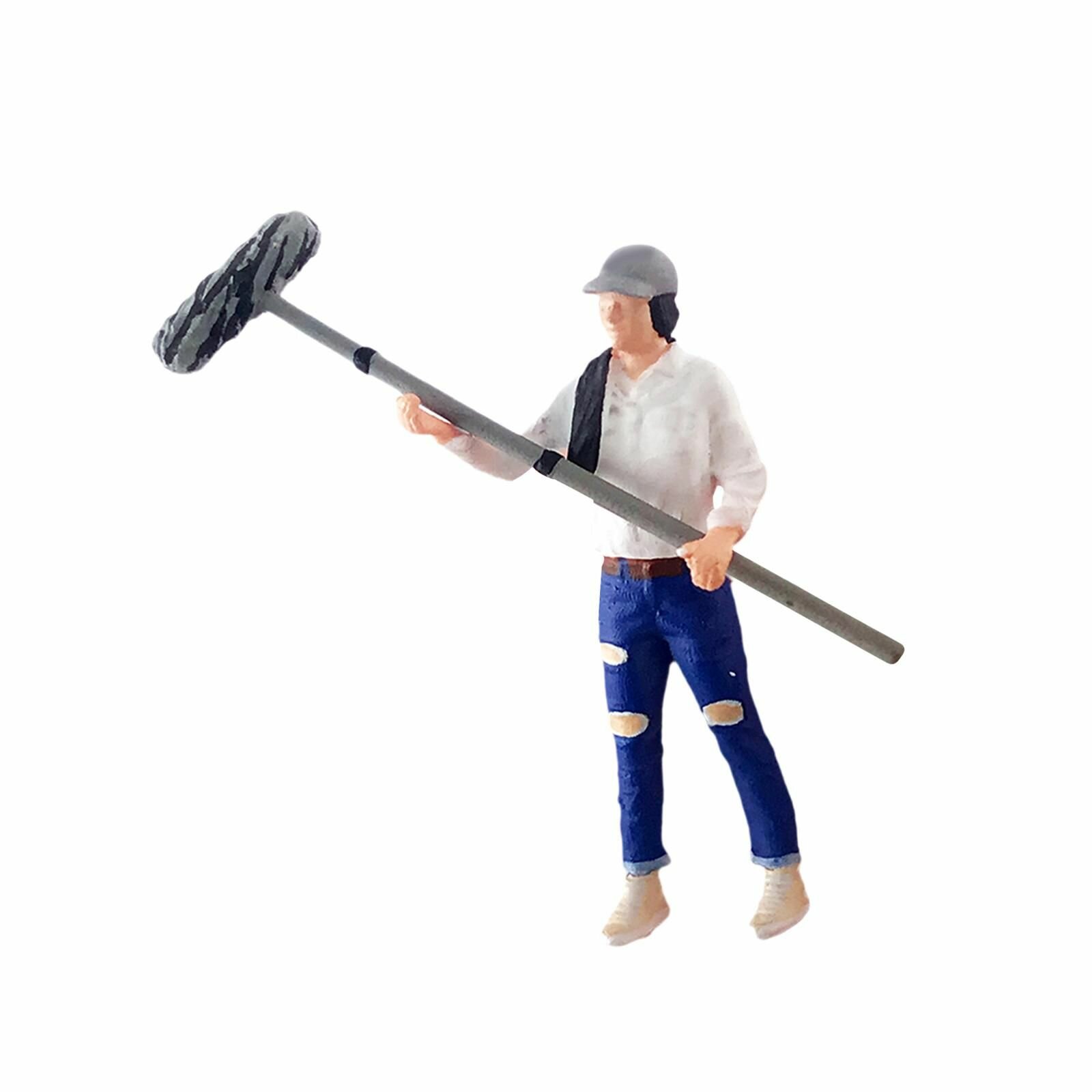 Модель человека 1:64, миниатюрная фигурка, раскрашенная вручную, диорама, аксессуар для декора сцены