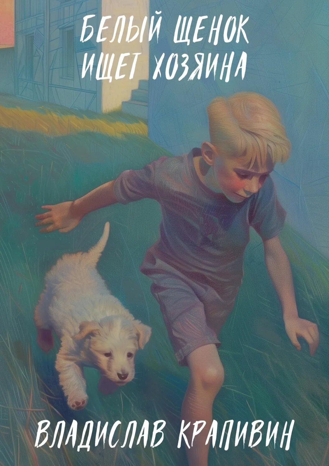 Белый щенок ищет хозяина [Цифровая книга]