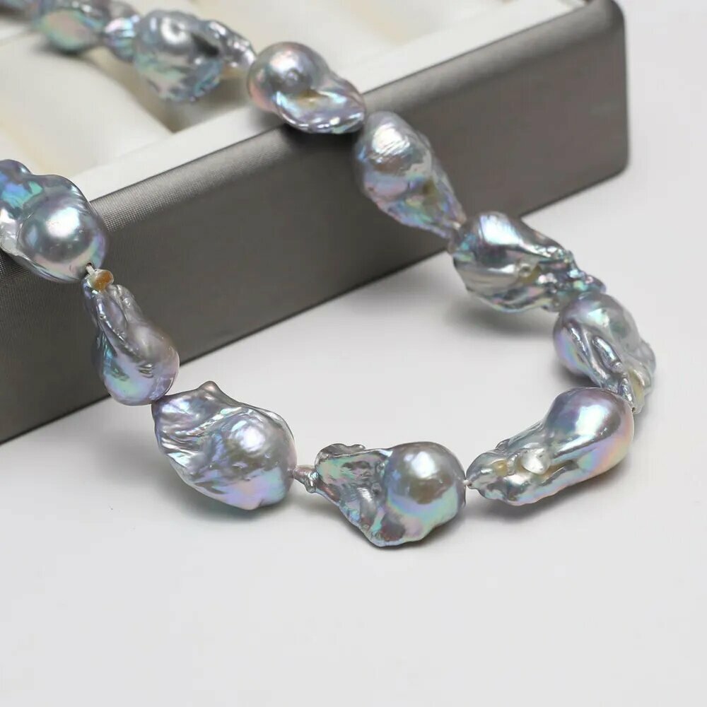 Крупный барочный жемчуг премиум-класса, натуральный (создание браслетов/колье)