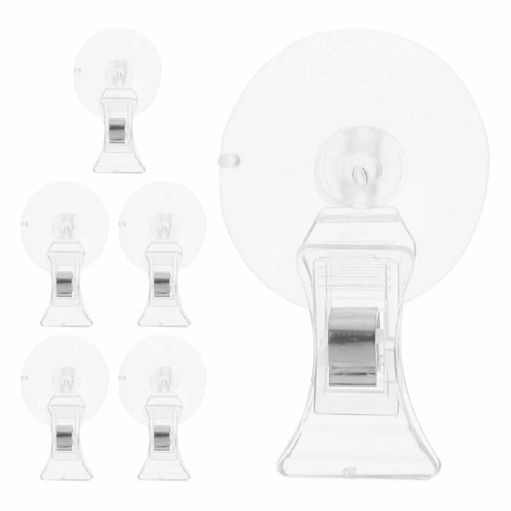 Клипсы Для Аквариума, Из Abs Пластика, С Присосками, Для Фиксации Корма И Растений, 6 Штук