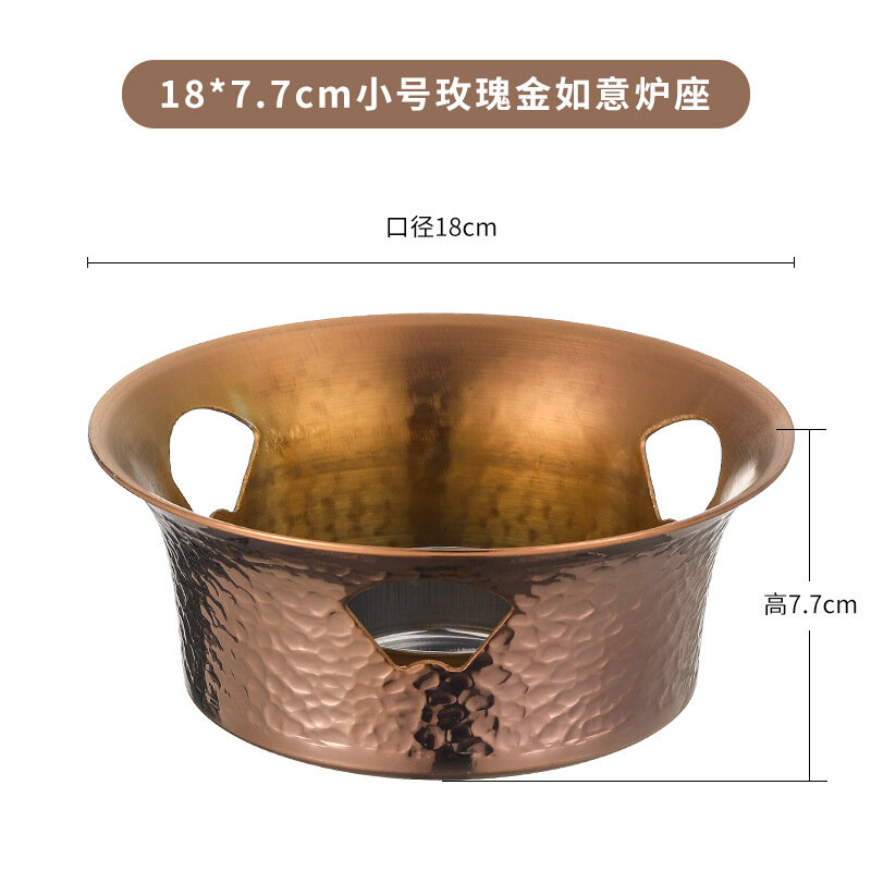 Набор для приготовления супа Том Ям с морепродуктами в тайском стиле, посуда из нержавеющей стали 304, спиртовая горелка для сухого супа.