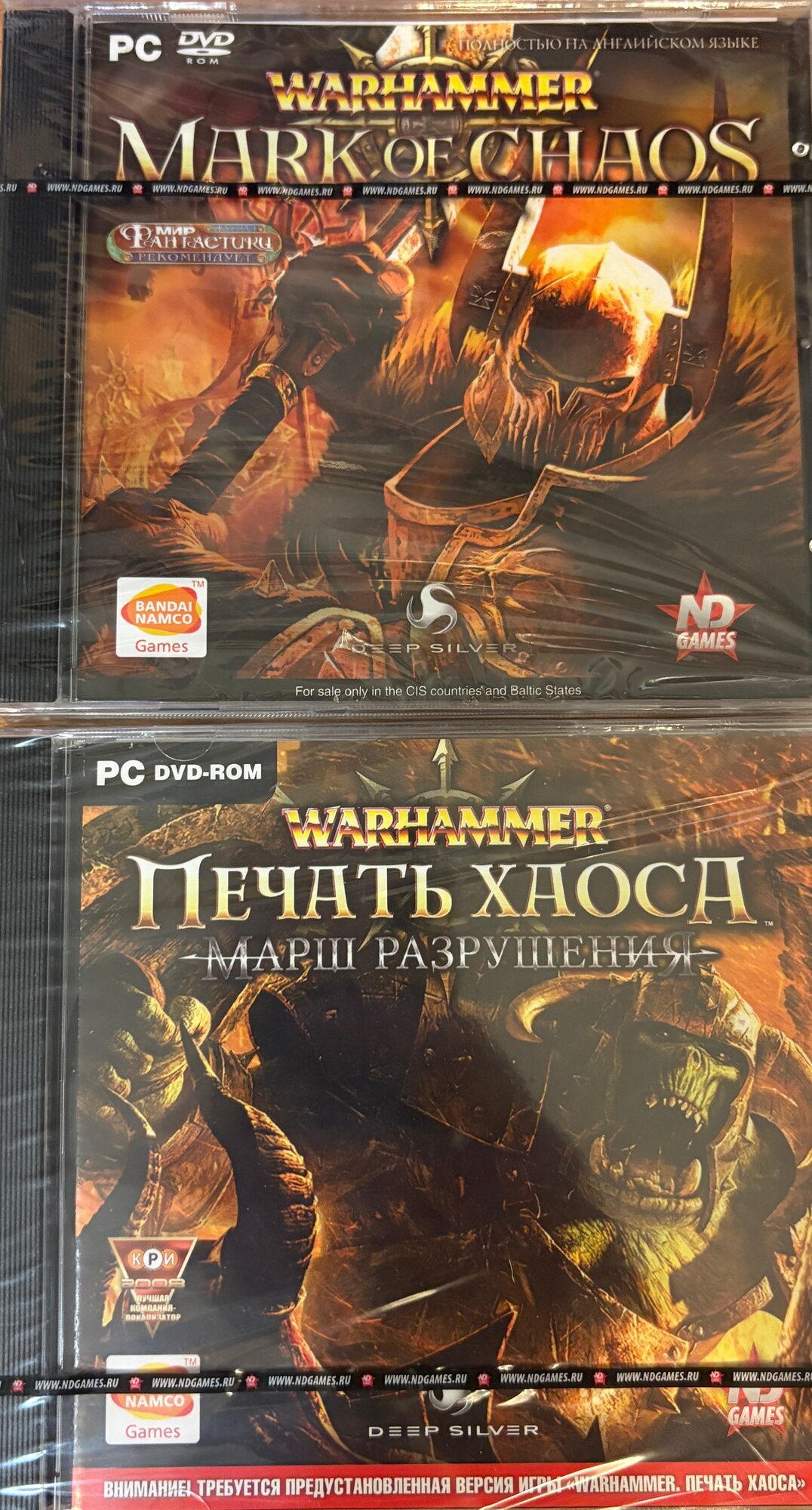 Игра для компьютера: Warhammer. Печать Хаоса + DLC Марш разрушения (2 Jewel диска) Лицензионный диск