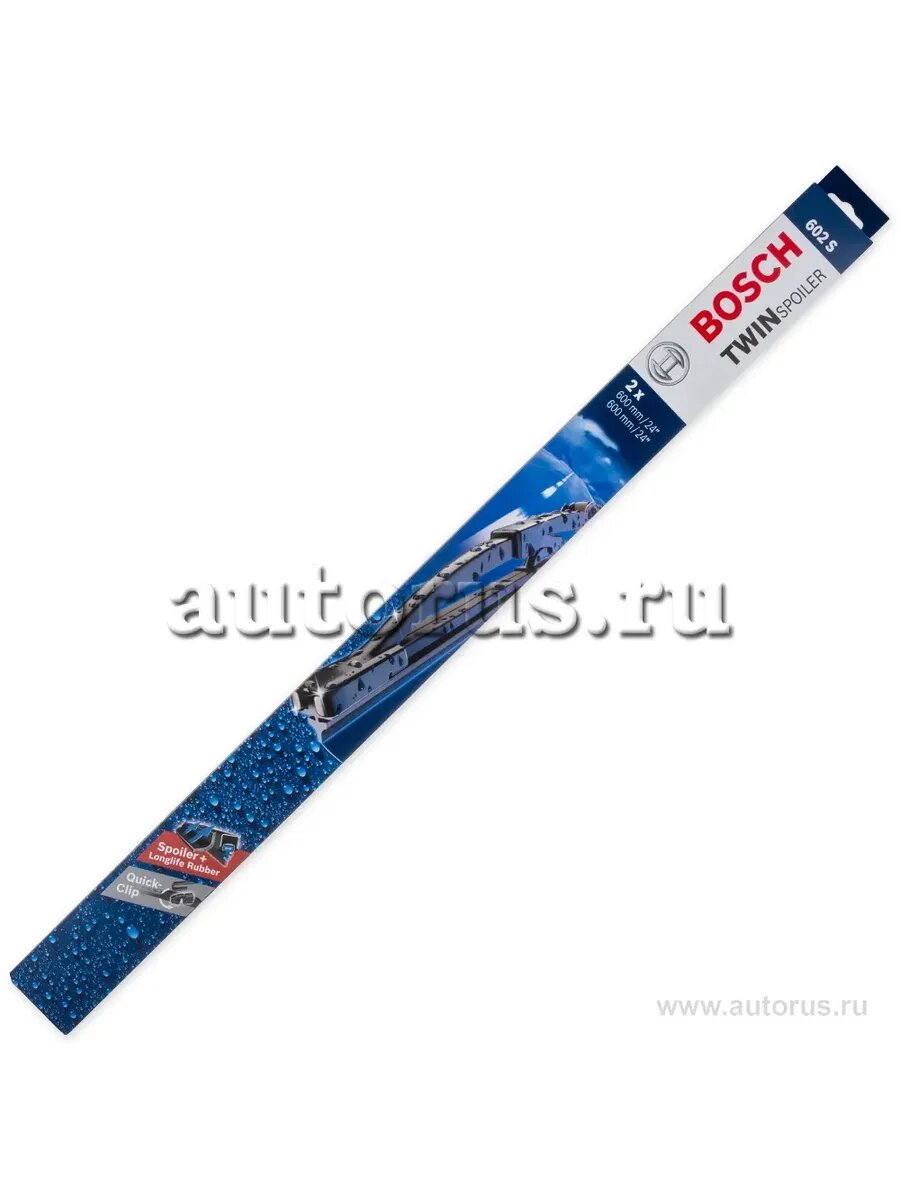 Щетка стеклоочистителя 600/600 мм каркасная комплект 2 шт BO